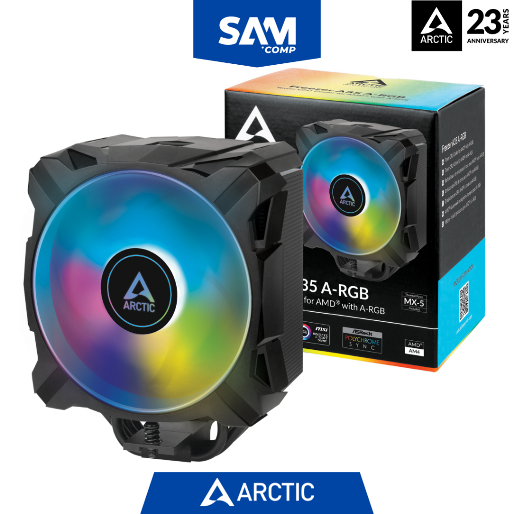 HSF Arctic Freezer A35 A-RGB for AMD | Tower CPU Cooler | ARGB Sync ...