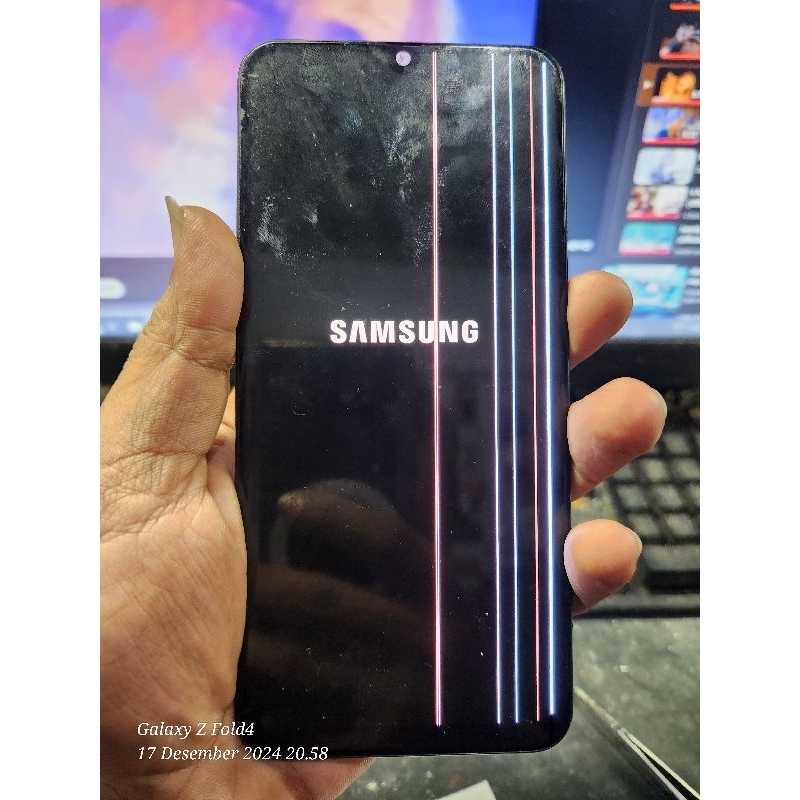 Original samsung a50s lcd removed minus lines according to photo ...