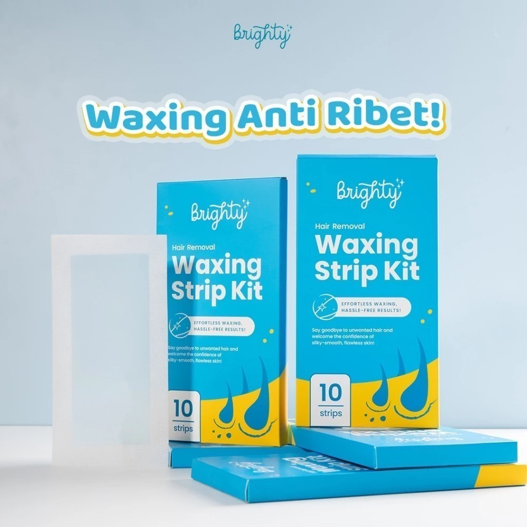 Brighty Hair Removal Waxing Strip Kit | Shopee Malaysia