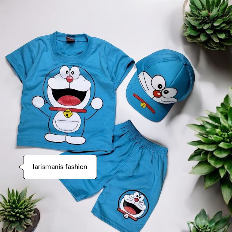 DORAEMON CHILDREN'S CLOTHES AND PANTS SET FOR BOYS AND GIRLS FOR AGES 1 ...