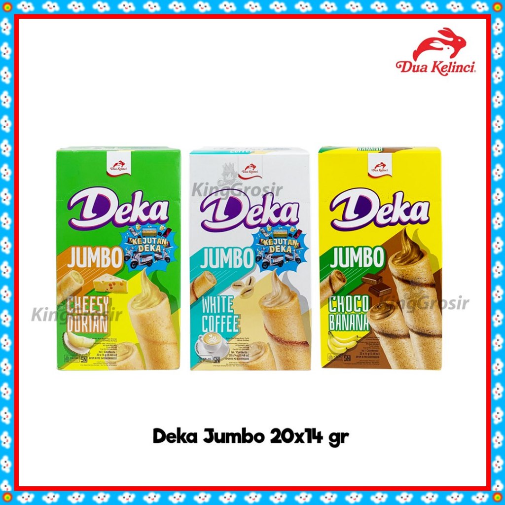 Deka Wafer Roll Jumbo 20x14gr / Deka Roll Jumbo | Shopee Malaysia