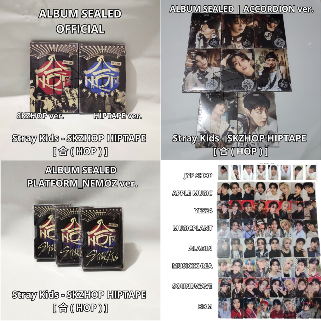 Stray Kids SKZHOP HIPTAPE ' 合 ( HOP )' [ HIPTAPE ver / LIMITED Edition | Skzhop ver / STANDARD ...