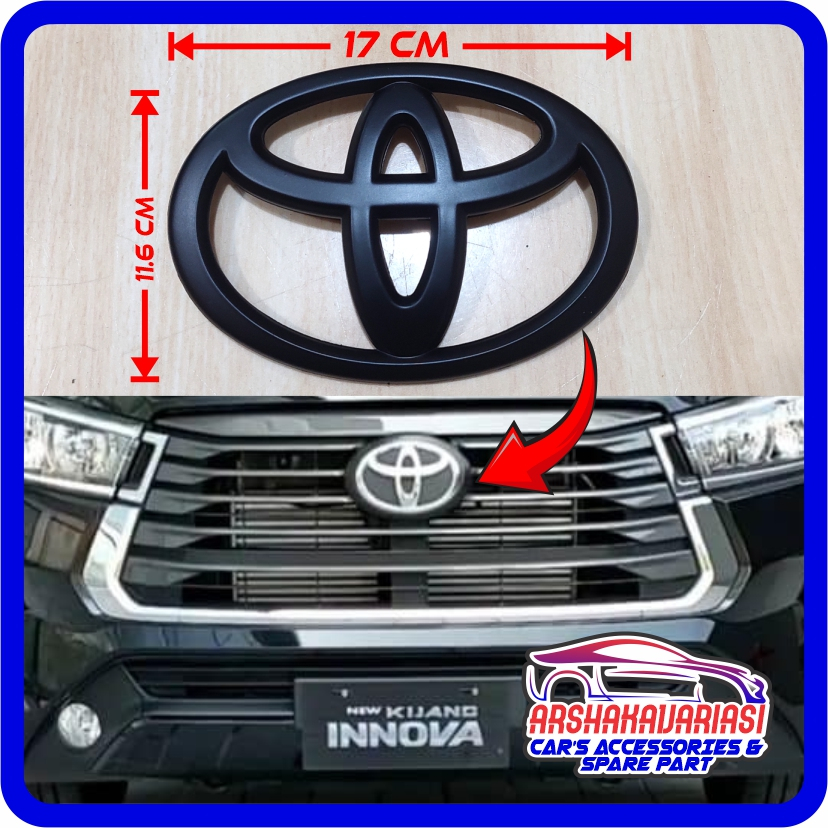 Toyota Innova Reborn Front Grill Emblem Logo Emblem 2016-2024 | Shopee ...