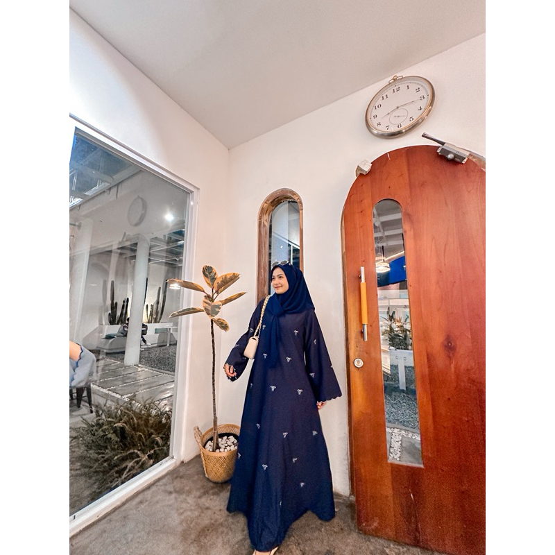 Alamanda Abaya with Premium Ribbon Embroidery for Women, Elegant ...