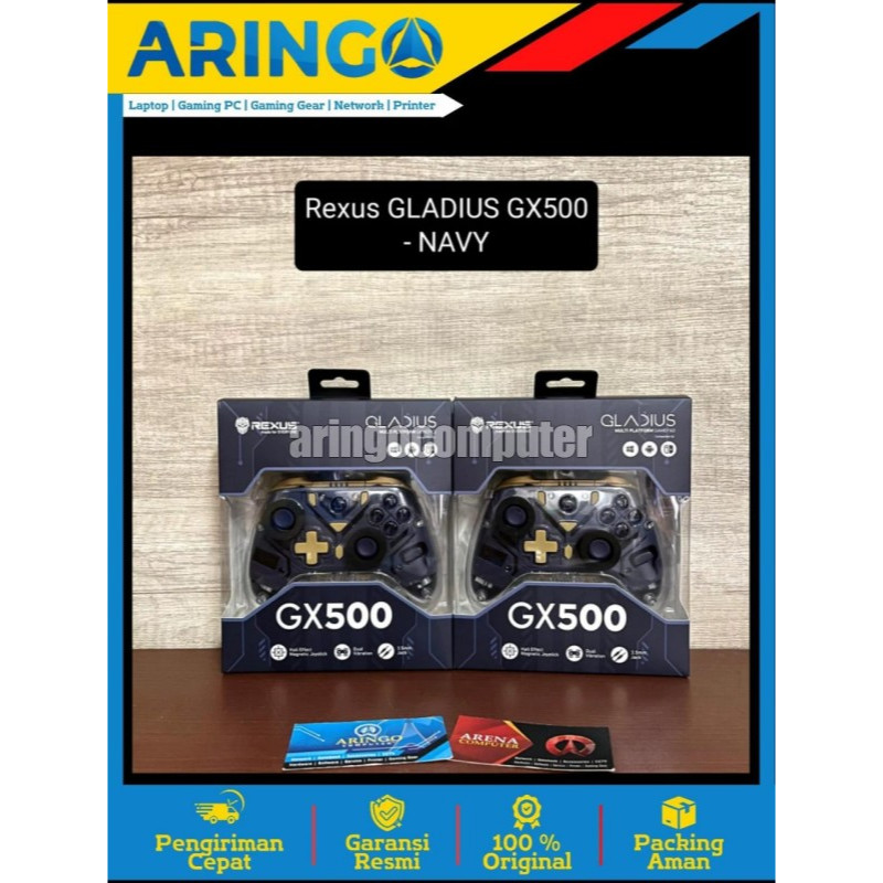 Acc (GamePad) Rexus GLADIUS GX500 - NAVY | Shopee Malaysia