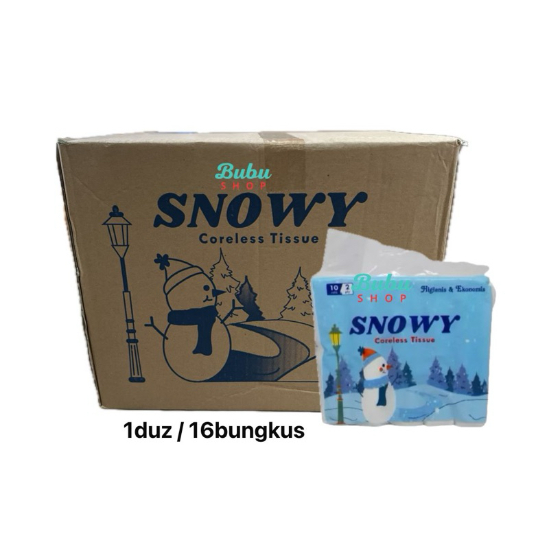 (1 Box) SNOWY Coreless toilet Tissue (1 carton / 16 packs) | Shopee ...