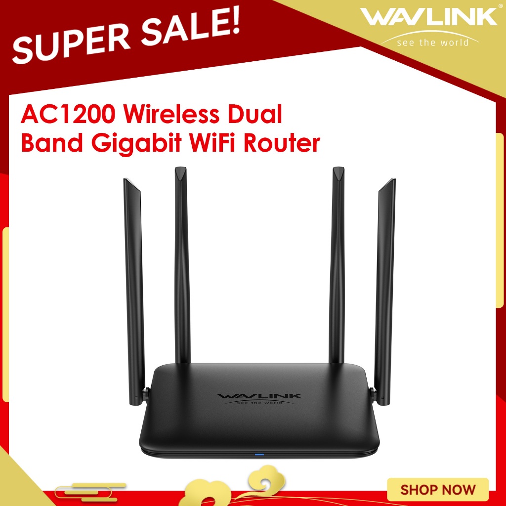 Wavlink AC1200 Wireless Dual Band Router/Gigabit WiFi Router, Supports ...