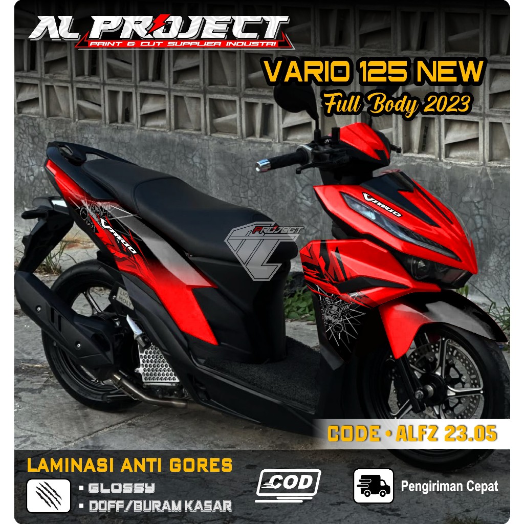 MERAH Latest Vario 125 New 2023 Full body Gen 2 Sticker Decal - Vario ...