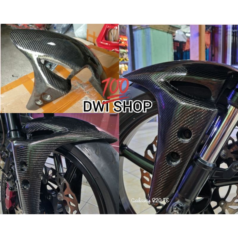Yamaha R15 V3 R15M R15 V4 Carbon kevlar front fender | Shopee Malaysia