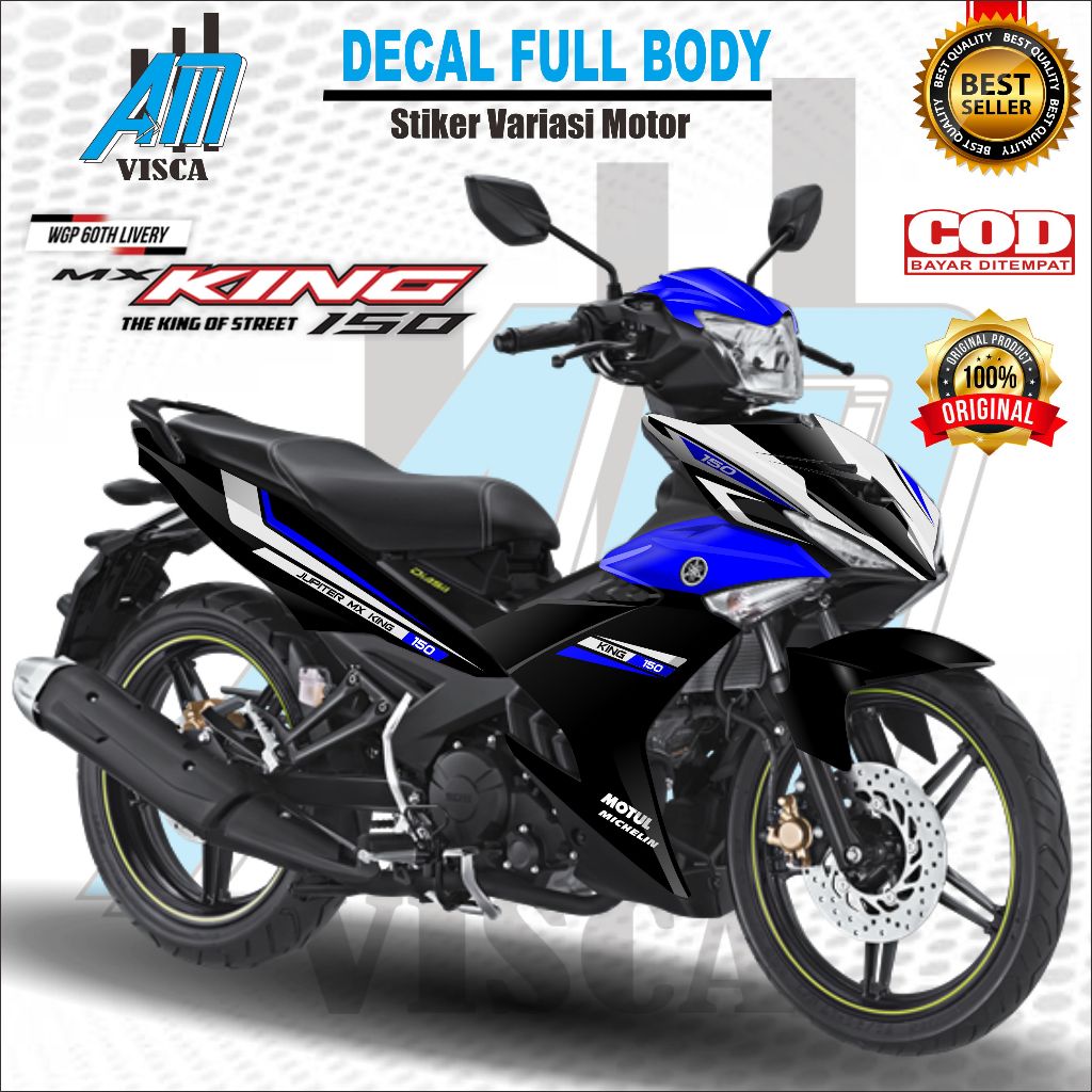 (NEW) Mx King 150 V1 V2 FullBody Sticker Decal | Mx KING 150 Motorcycle ...