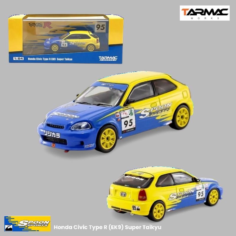 Tarmac Works Honda Civic Type R (EK9) Super Taikyu Spoon | Shopee Malaysia