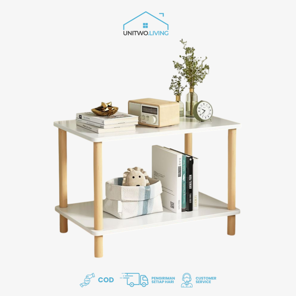 KAYU Unitwo Living Side Velora Table | Wooden Table Side Table | Simple ...