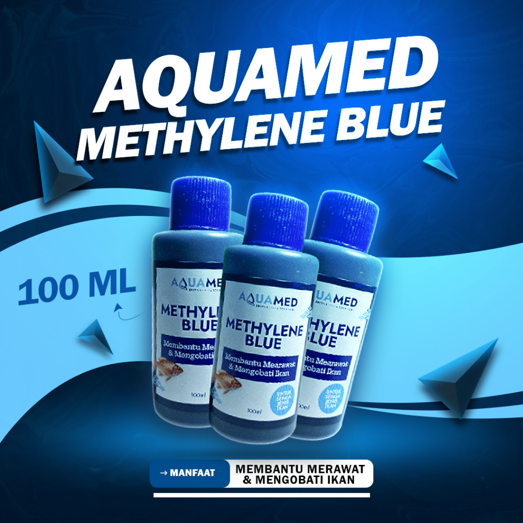 Aquamed Methylene Blue Blue Fish Medicine Removes Fungus and White ...