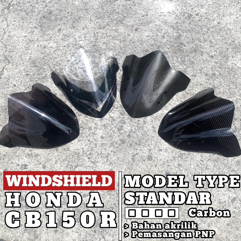 Visor CB150 R MODEL CARBON WINDSHIELD CB150R FULL CARBON FULL ACRYLIC ...