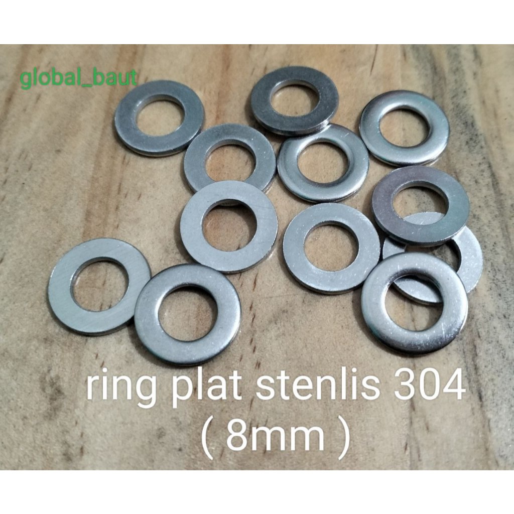 304 8mm stenlis plate ring (25 pcs) | Shopee Malaysia