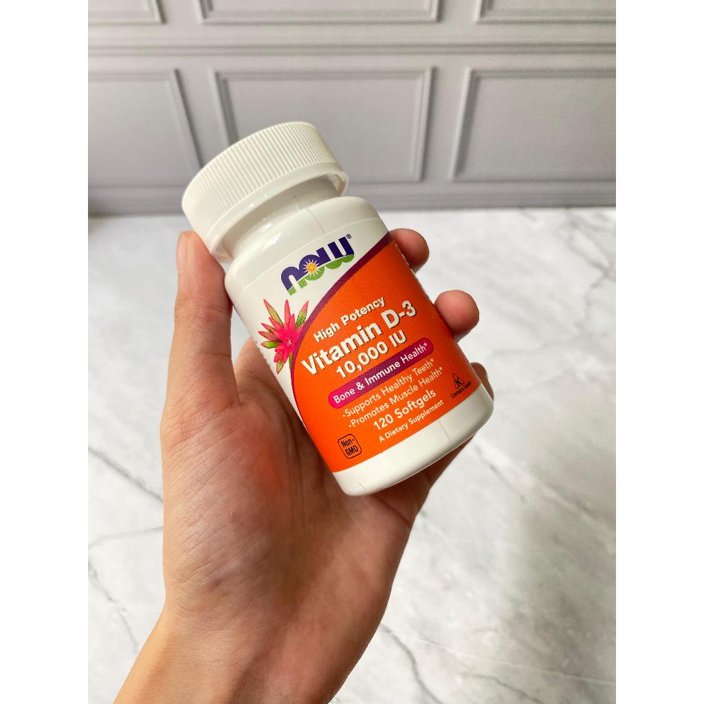 NOW FOOD Vitamin D3 10000 IU - Vit D D-3 10000IU 120 Softgels | Shopee Malaysia