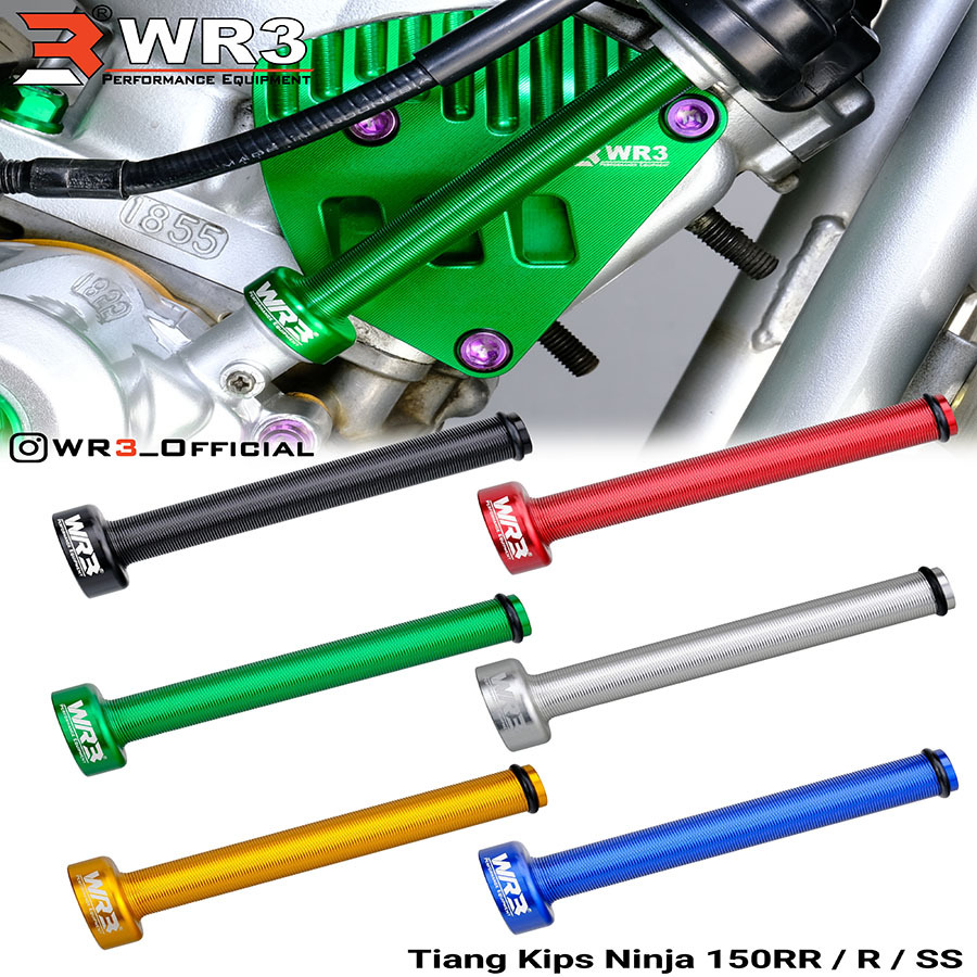 Super Kips WR3 Ninja 150 RR R SS / 150RR 150R 150SS Pole Cover | Shopee ...