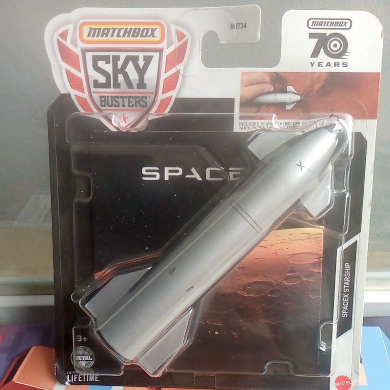 Matchbox Sky Busters Space X Starship | Shopee Malaysia