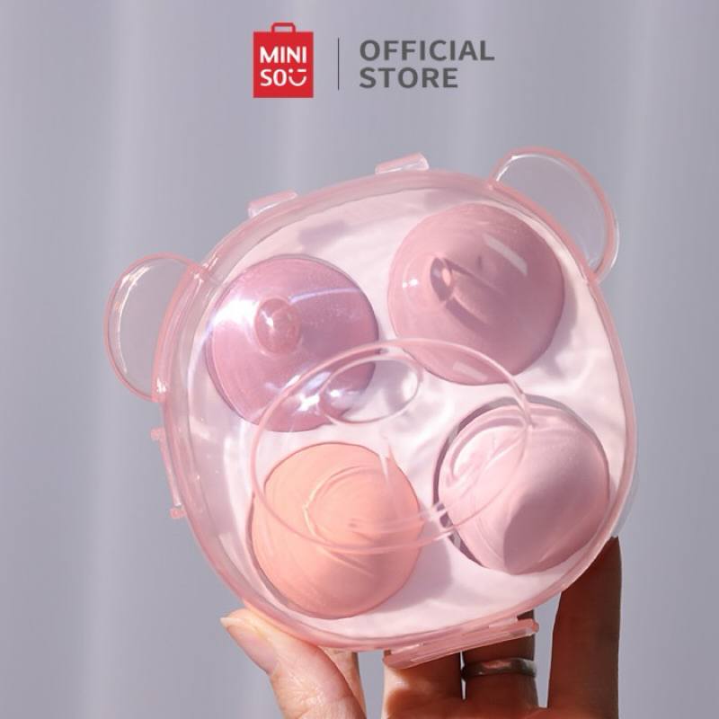 Miniso BEAR CASE BEAUTY SPONGE MAKE UP SPONG BEAUTY BLENDER | Shopee ...