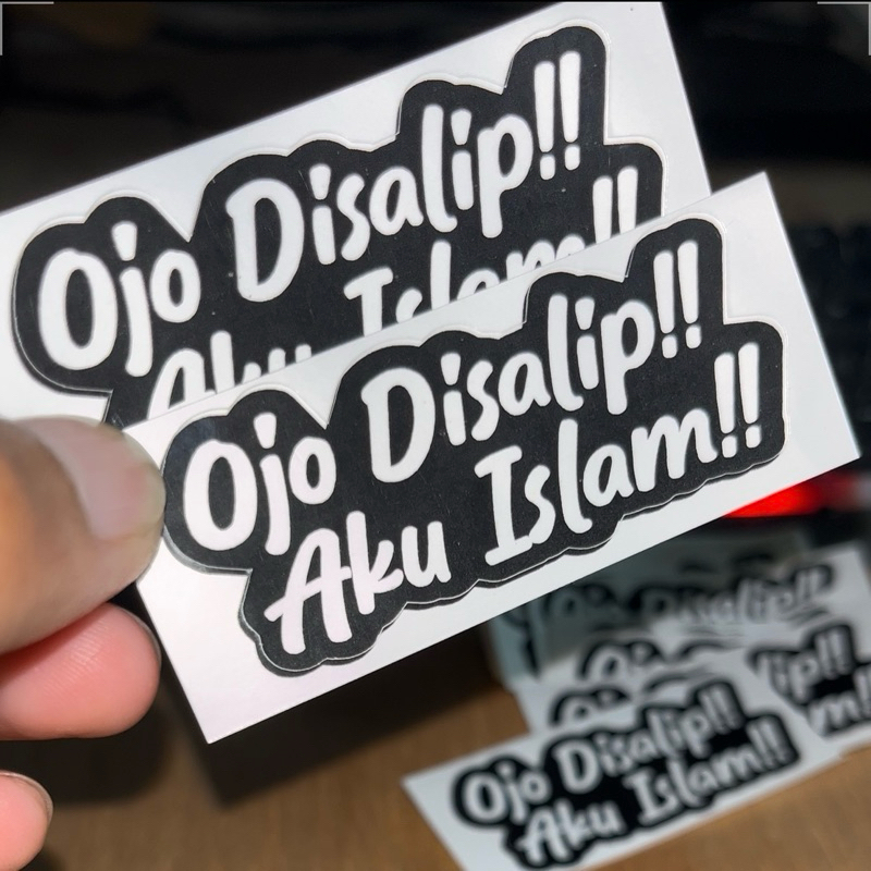 Ojo STICKER ISALIP I AM ISLAM MOTORCYCLE STICKER HP LAPTOP ETC VIRAL ...