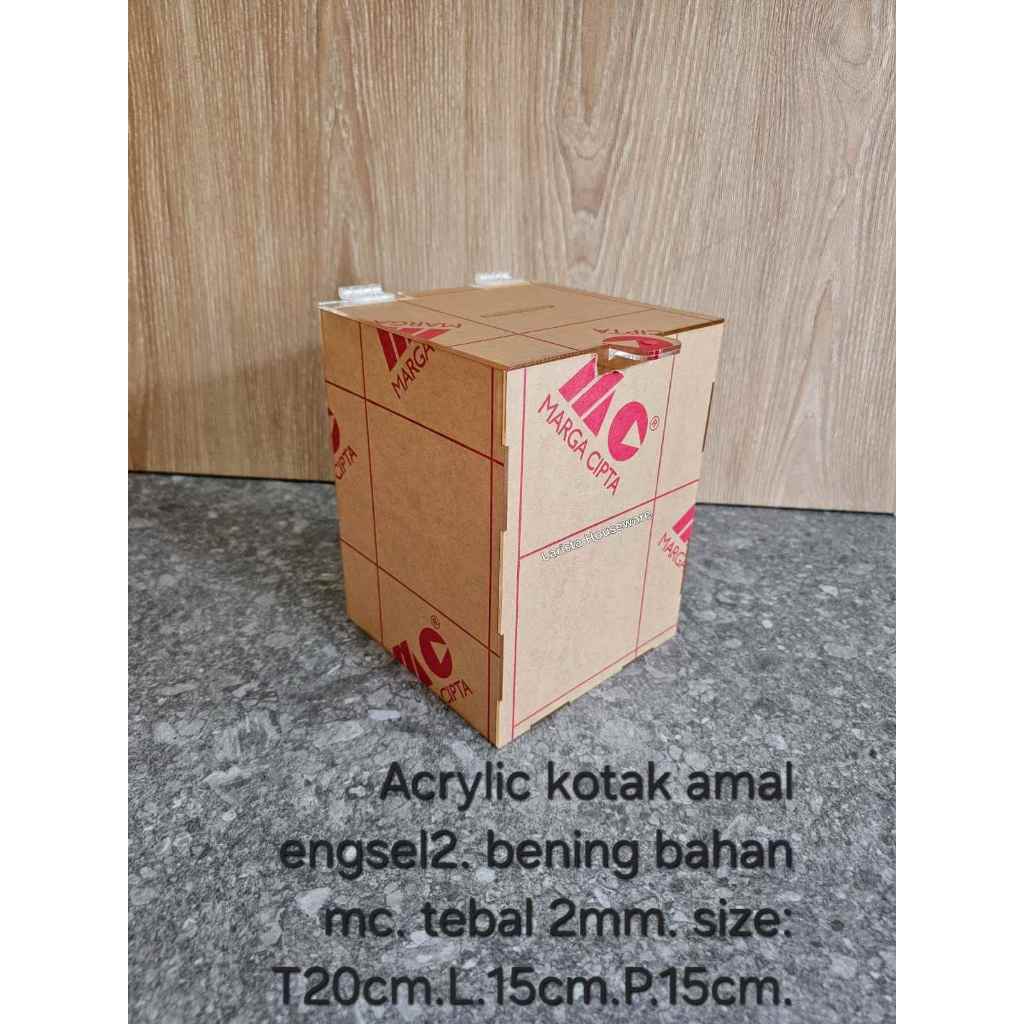 Acrylic box MC clear raffle box ACRYLIC charity box suggestion box ...
