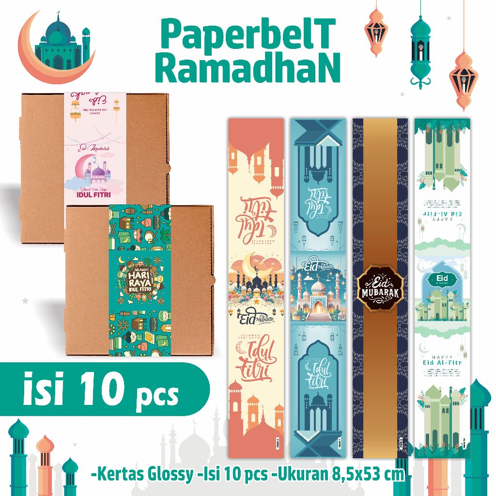 Eid Paperbelt Hampers - paper slave eid mubarak - paper belt ramadhan ...