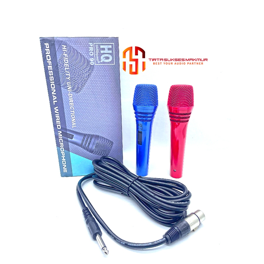 Mic Hardquest HQ Pro 90 HQ90 HQPro90 ( Switch) + mic cable (Choose ...