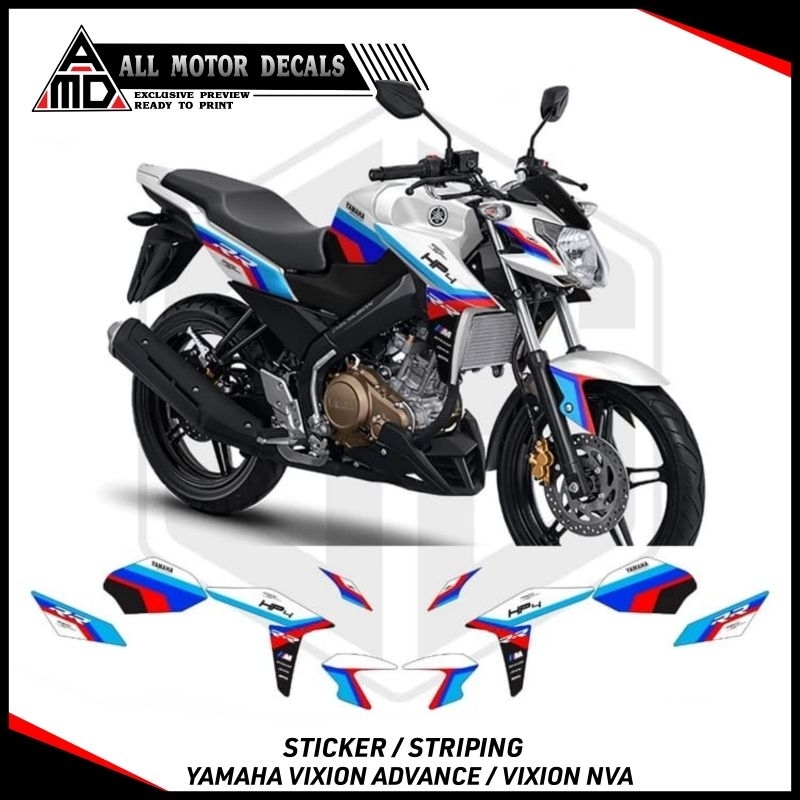 Striping YAMAHA NEW VIXION ADVANCE / VIXION NVA / STICKER MOTOR VIXION ...
