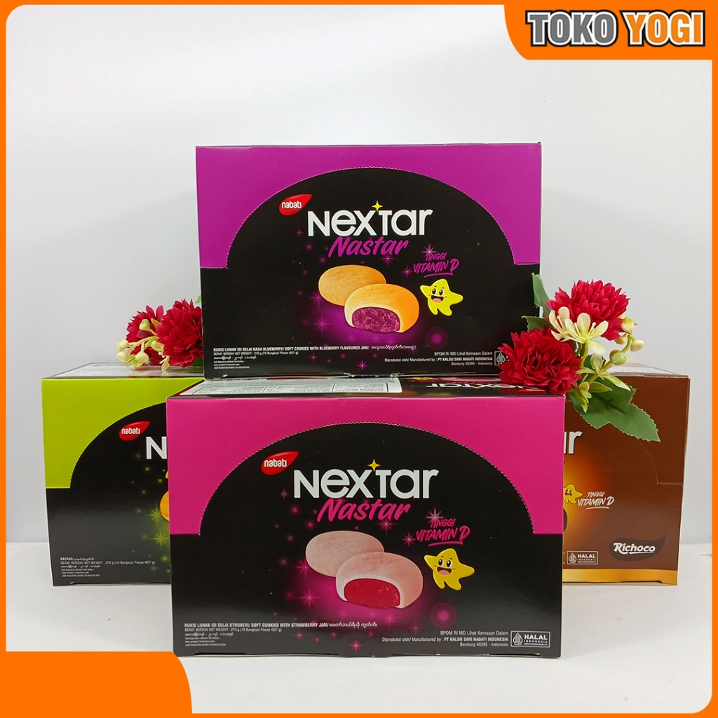 Nextar NASTAR AND BROWNIES BOX 270g VARIAN || Soft COOKIE FILLED WITH ...