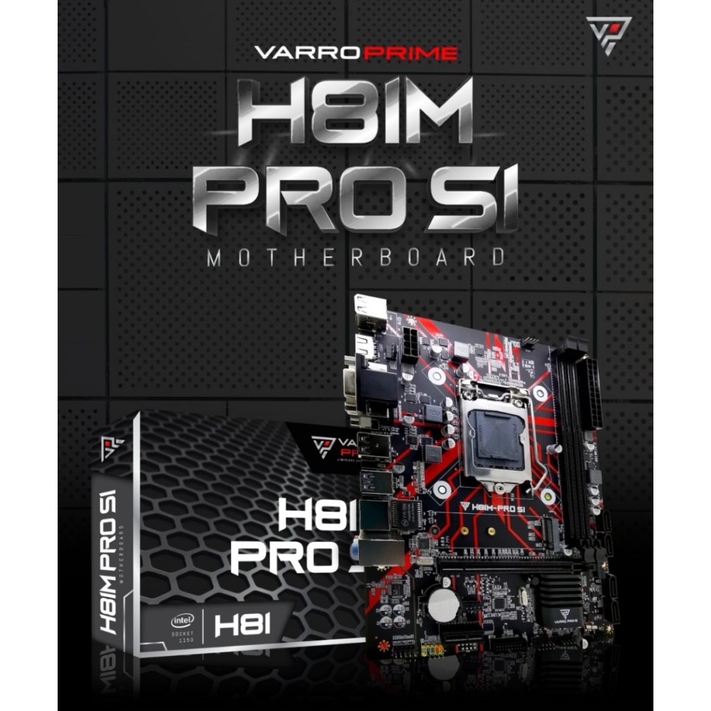OFFICIAL H81M PRO S1 VARRO SUPPORT NVME GAMING MOTHERBOARD | Shopee ...