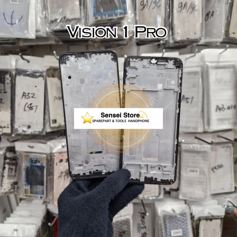 Lcd FRAME / MIDDLE BONE / MIDDLE FRAME Itel Vision 1 Pro L6502 - 100% ...