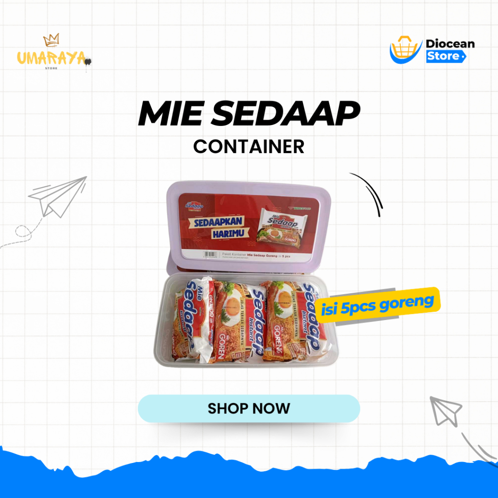 Mie Sedaap Container Special Ramadhan Edition Contains 5 Sedaap Goreng ...