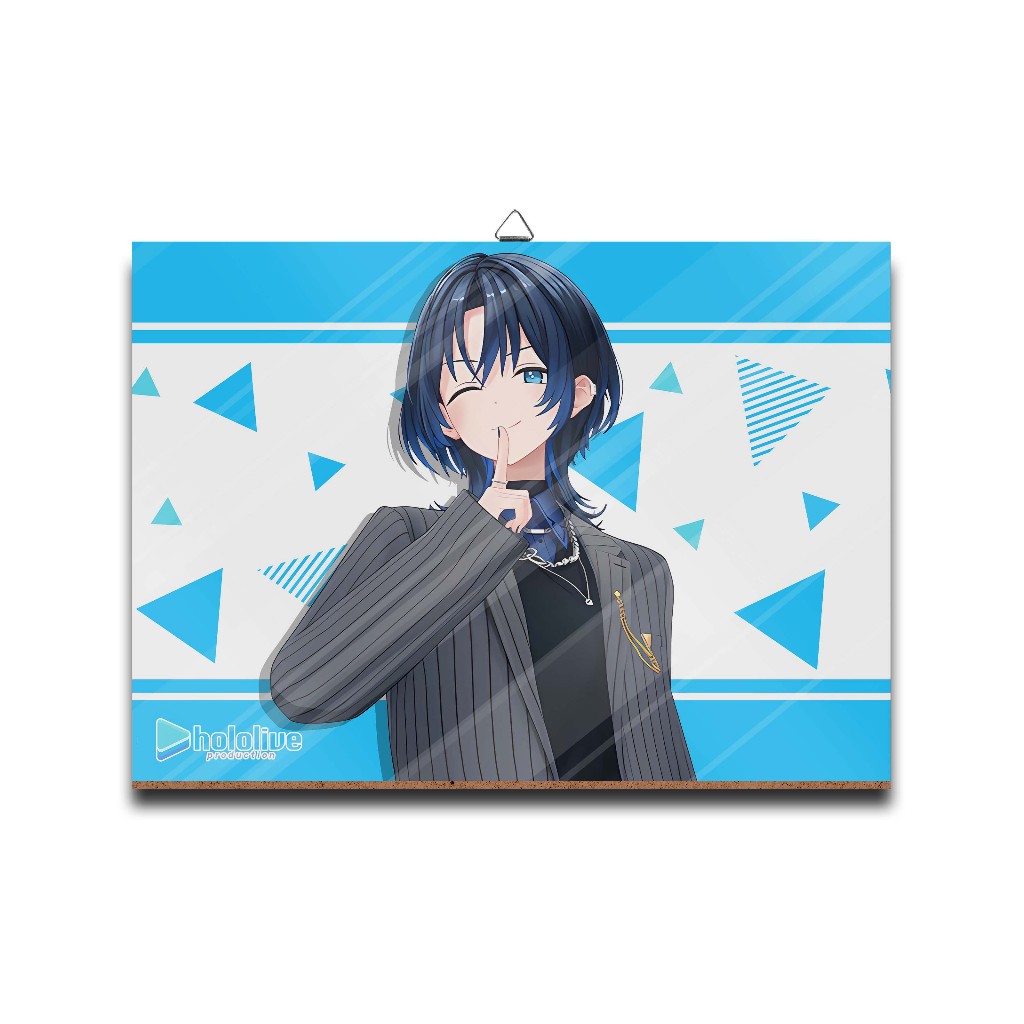 KAYU Hiodoshi AO BASIC vtuber anime wooden wall Poster - HOLOLIVE MDF ...