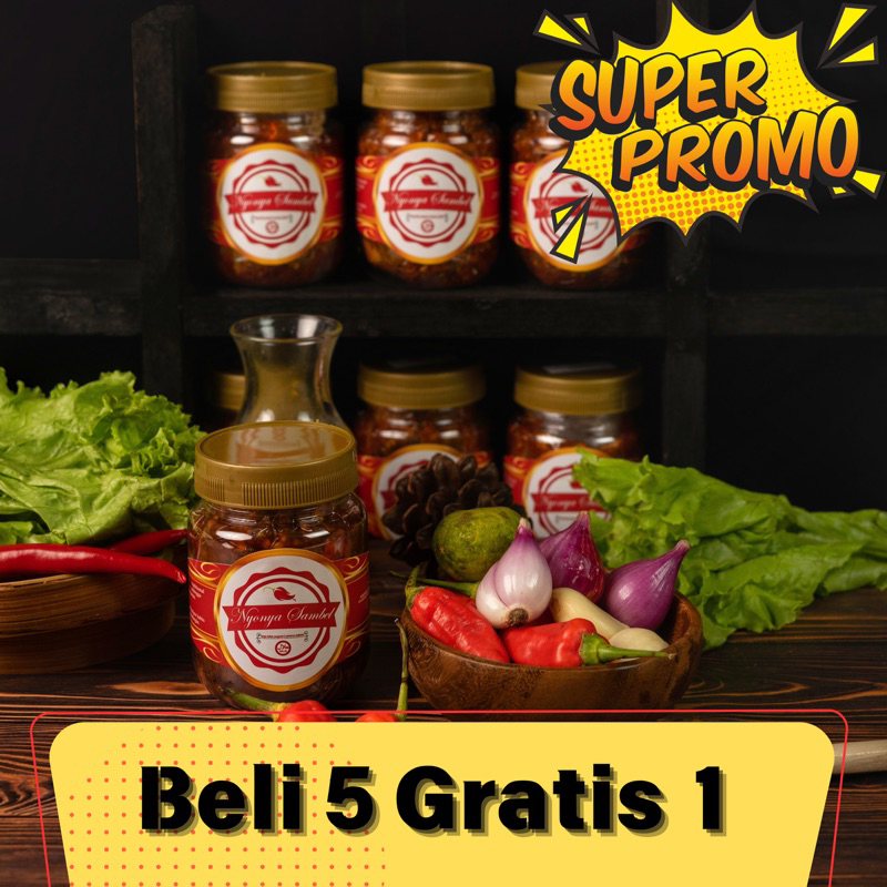 Buy 5 GET 1 FREE / baby squid sauce, anchovy sauce, cakalang sauce ...