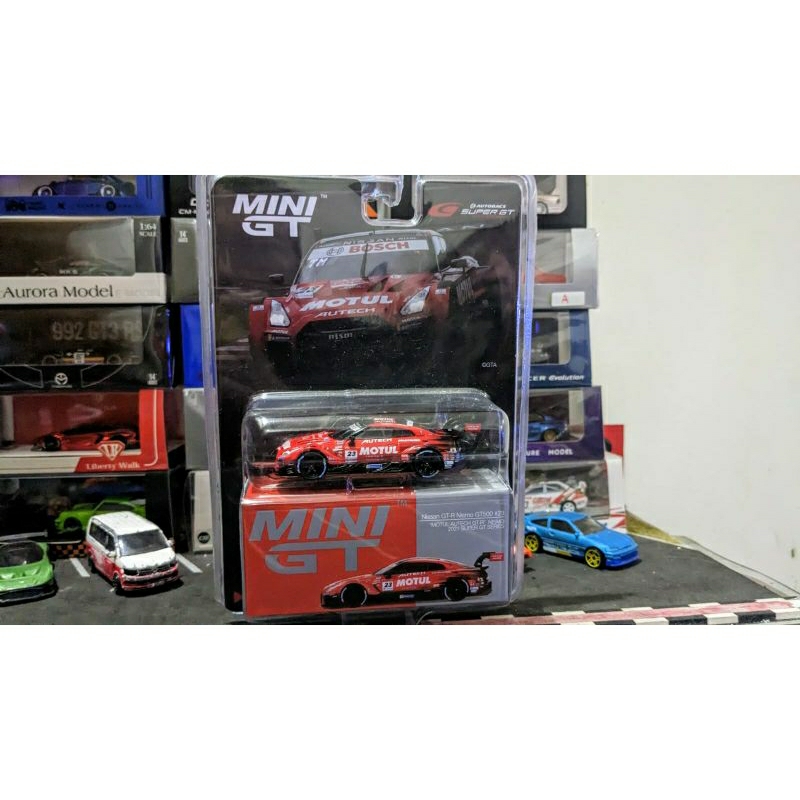 Diecast Mini GT Nissan GTR R35 Nismo GT500 23 Motul no 595 Blister ...