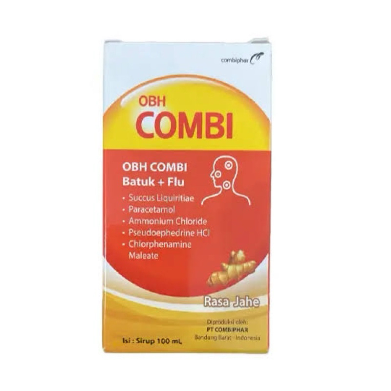 Obh Combi Batuk + Flu Ginger Flavor Syrup 100 mL | Shopee Malaysia
