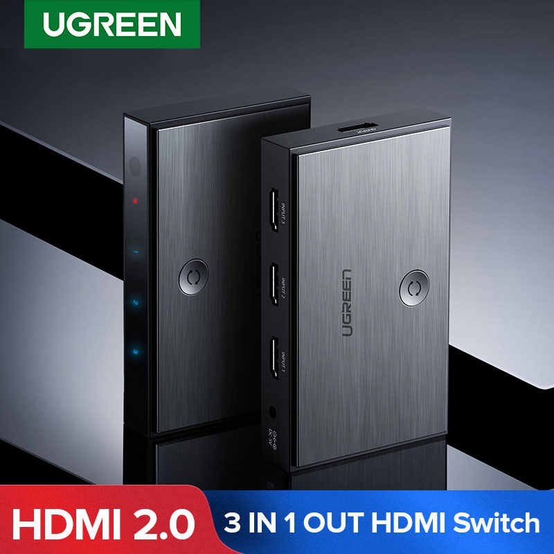 Ugreen HDMI Switcher 3 in 1 out 4K 60Hz - 50709 | Shopee Malaysia