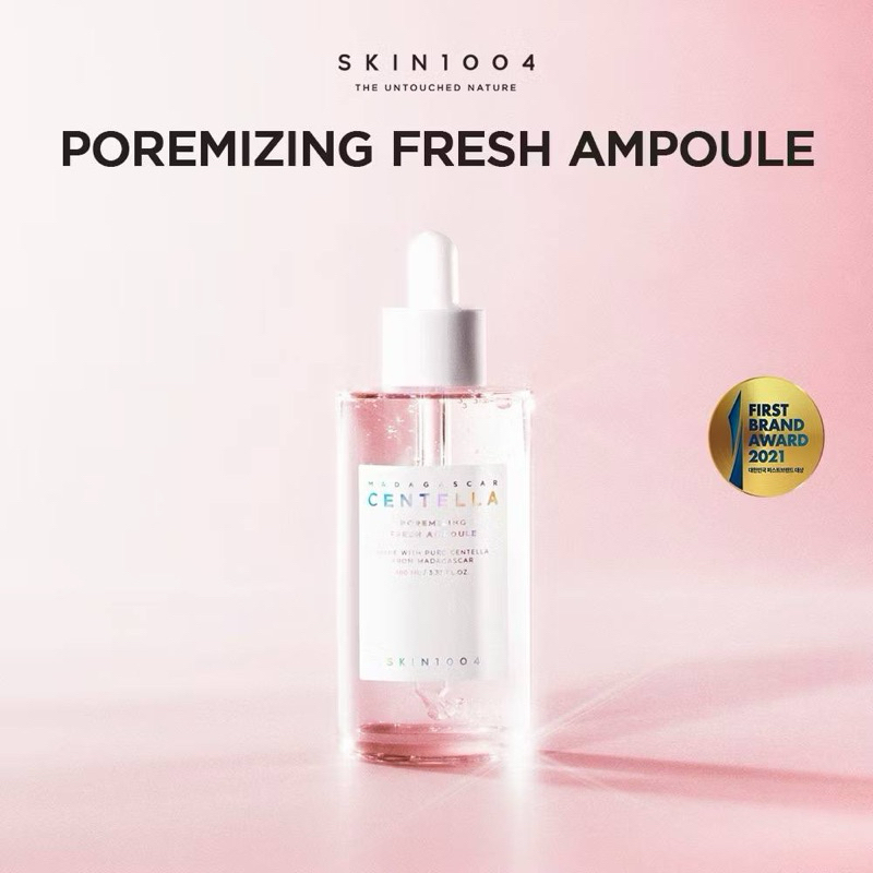 SKIN1004 Madagascar Centella Poremizing Fresh Ampoule 100ml Serum Pink ...