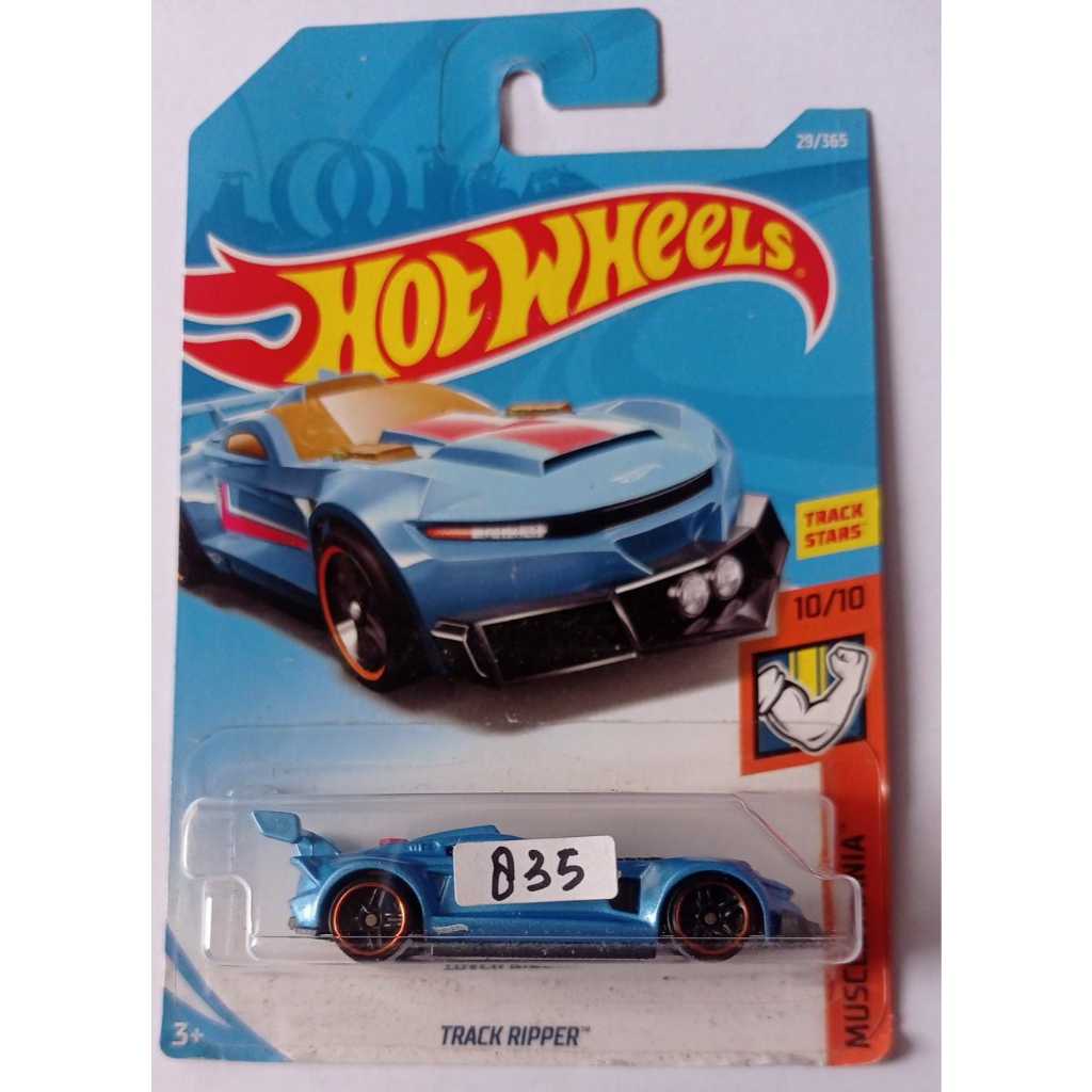 Hot Wheels - Track Ripper Blue Muscle Mania Track Stars | Shopee Malaysia
