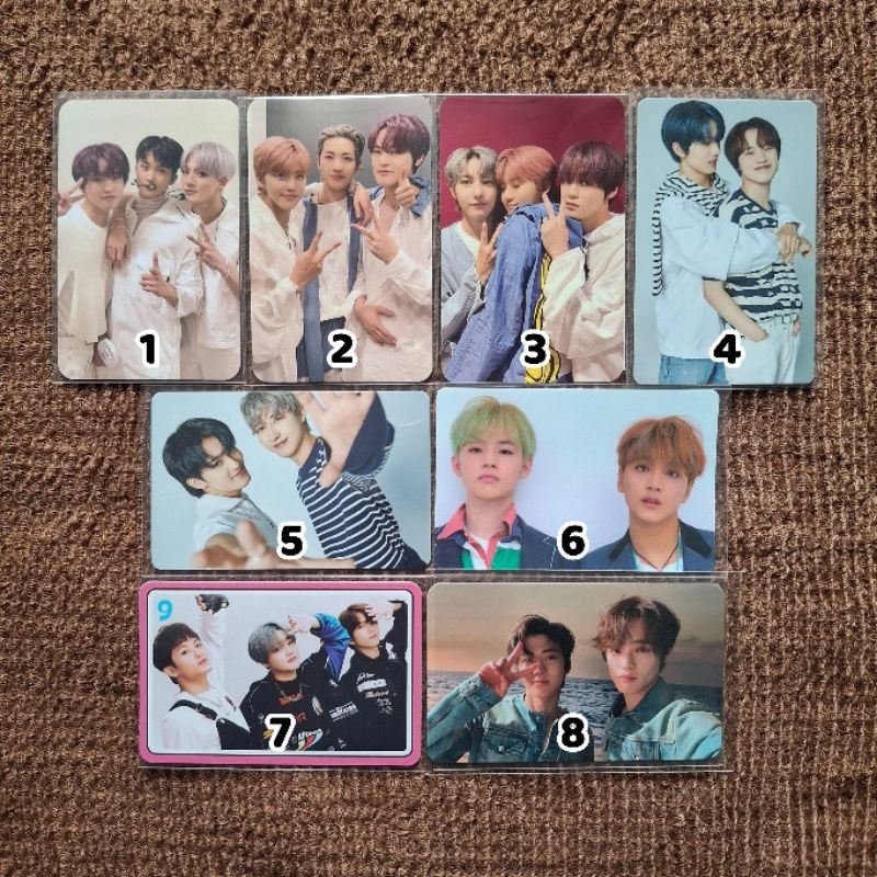 Photocard GROUP NCT DREAM (MUMO ISTJ, DREAMZINE, WGU STICKER, TC TDS ...