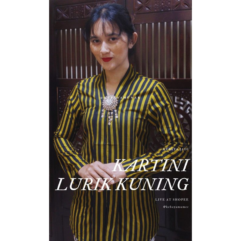 Lurik Kebaya Kebaya Becomes Traditional Traditional Politikaru Kartini | Shopee Malaysia