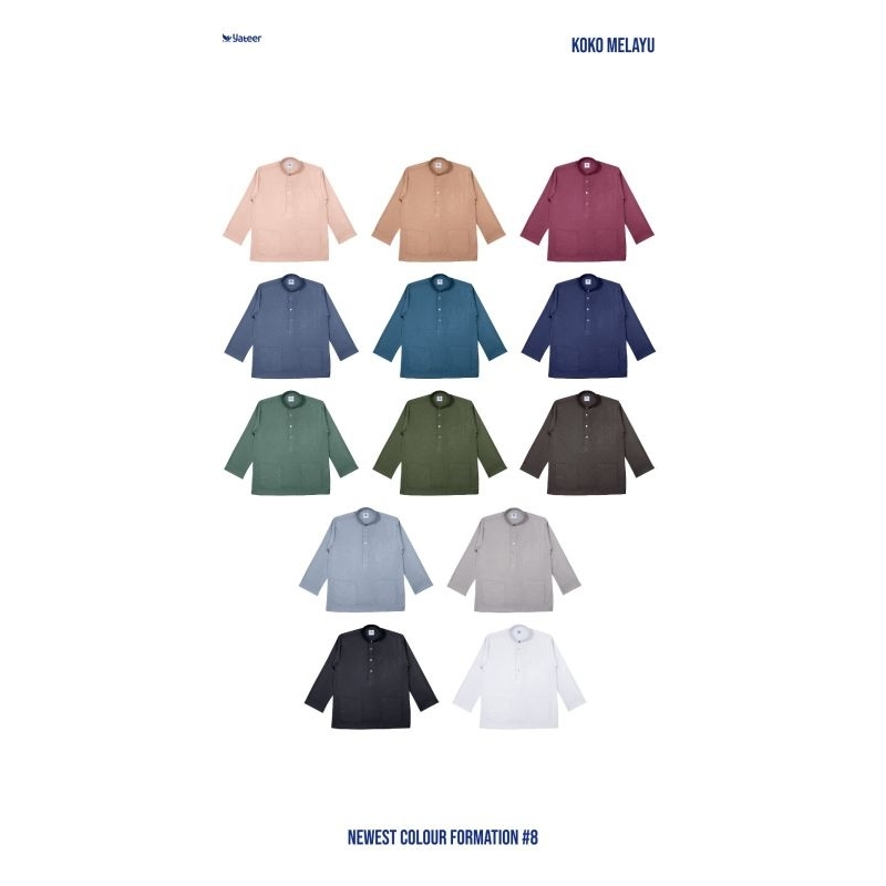 Malay Yateer Koko Shirt / Yateer Moroccan Kurta / Premium Material ...