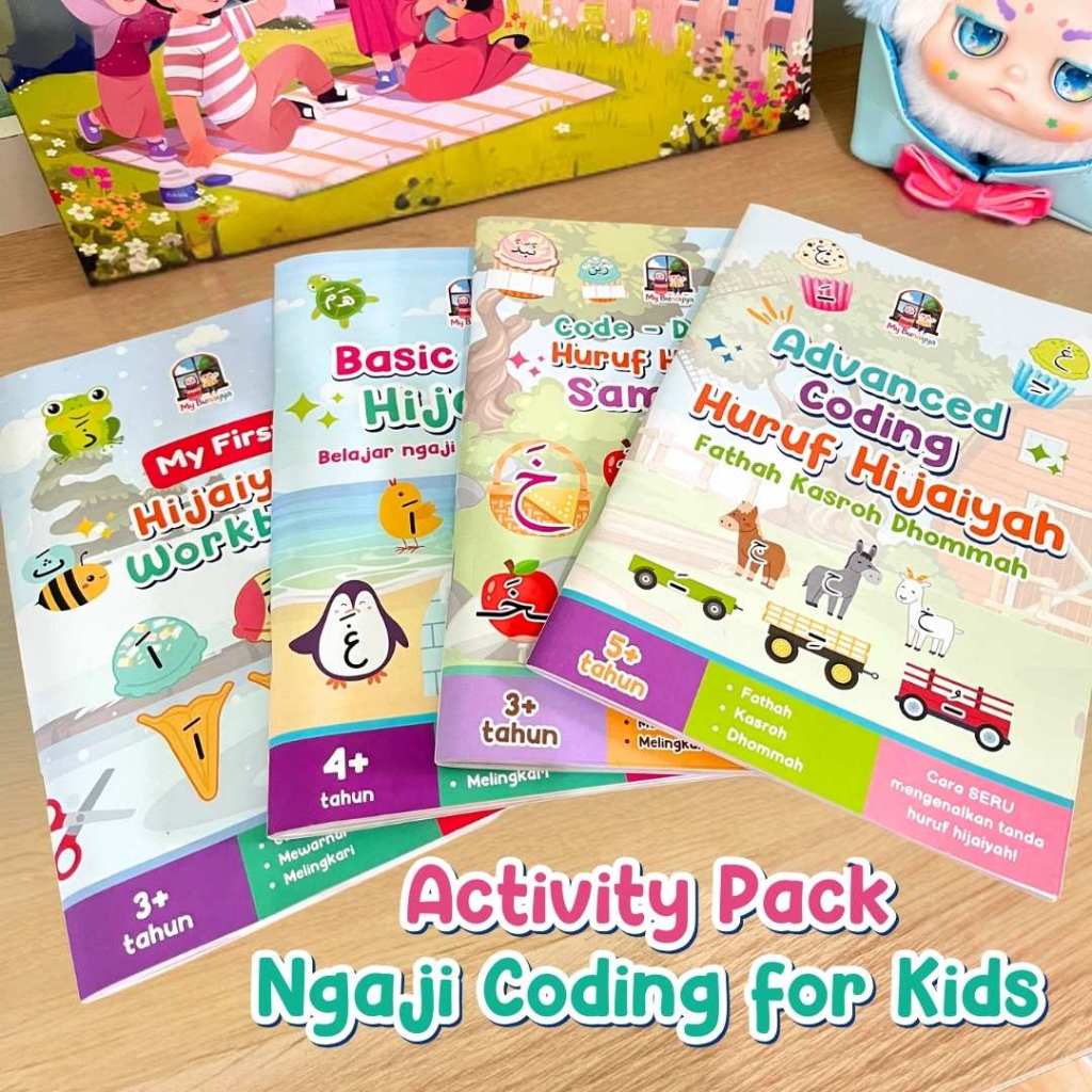 Activity Pack Koran Coding for Kids - Hijaiyah - Iqro Iqra- Pre Koran ...