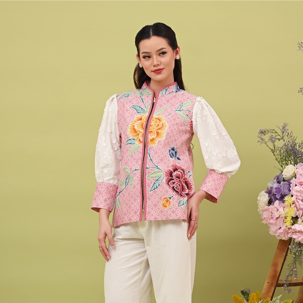 Nona RARA - Starry Encim T3750, modern women's batik blouse work ...