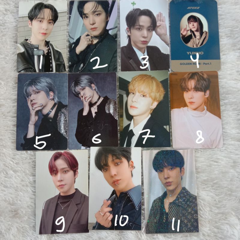 Pc Photocard Ateez Yunho Golden Hour Spin Off Noteez | Shopee Malaysia