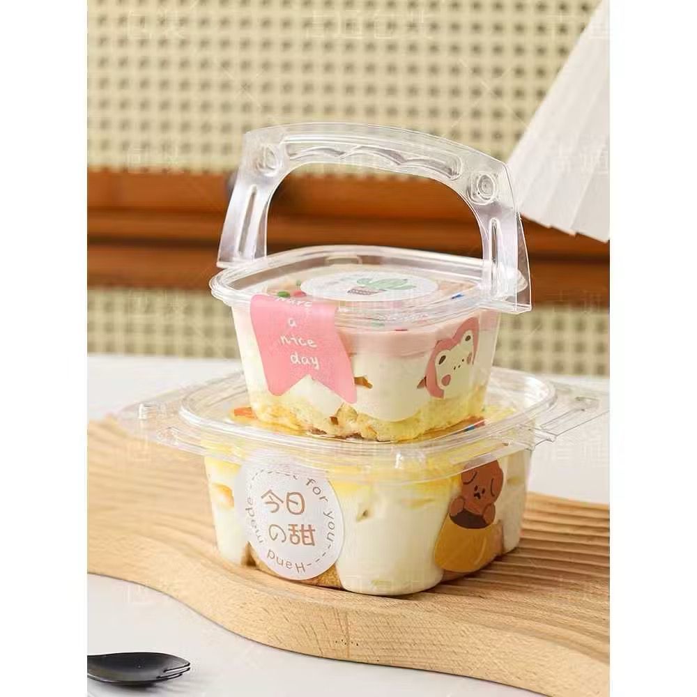 Mica Basket Package 300ml / carrying mica 300ml + lid / mica rice tray ...