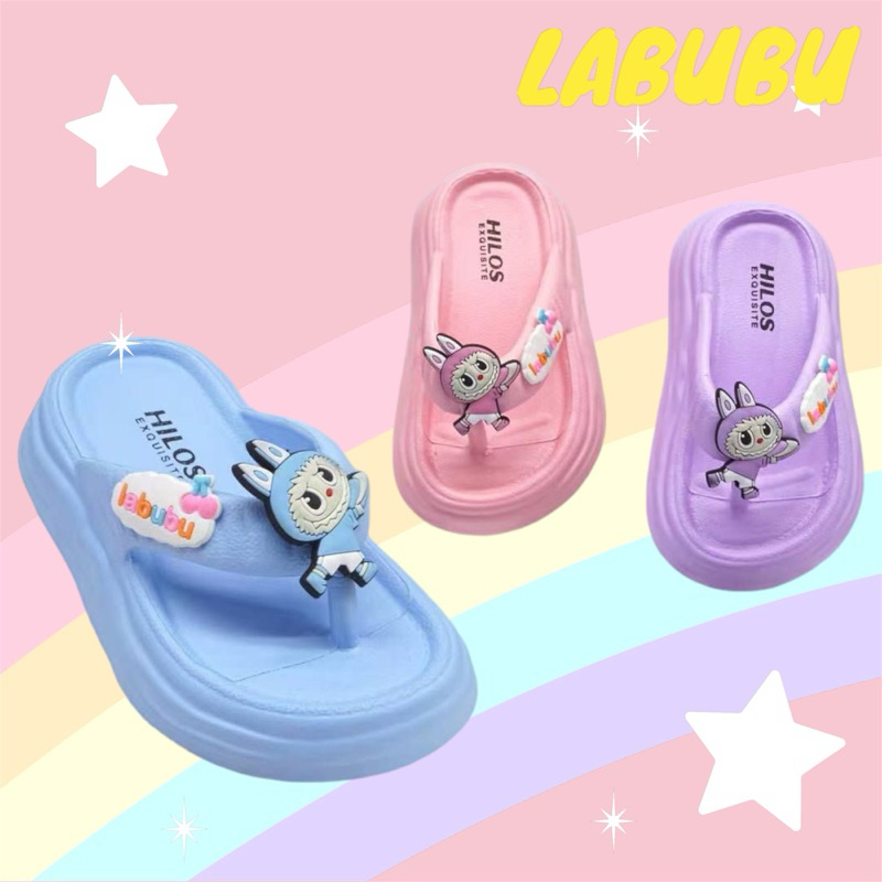 Labubu Girls' Flip Flops, Latest Labubu Children's Sandals, Viral Girls ...