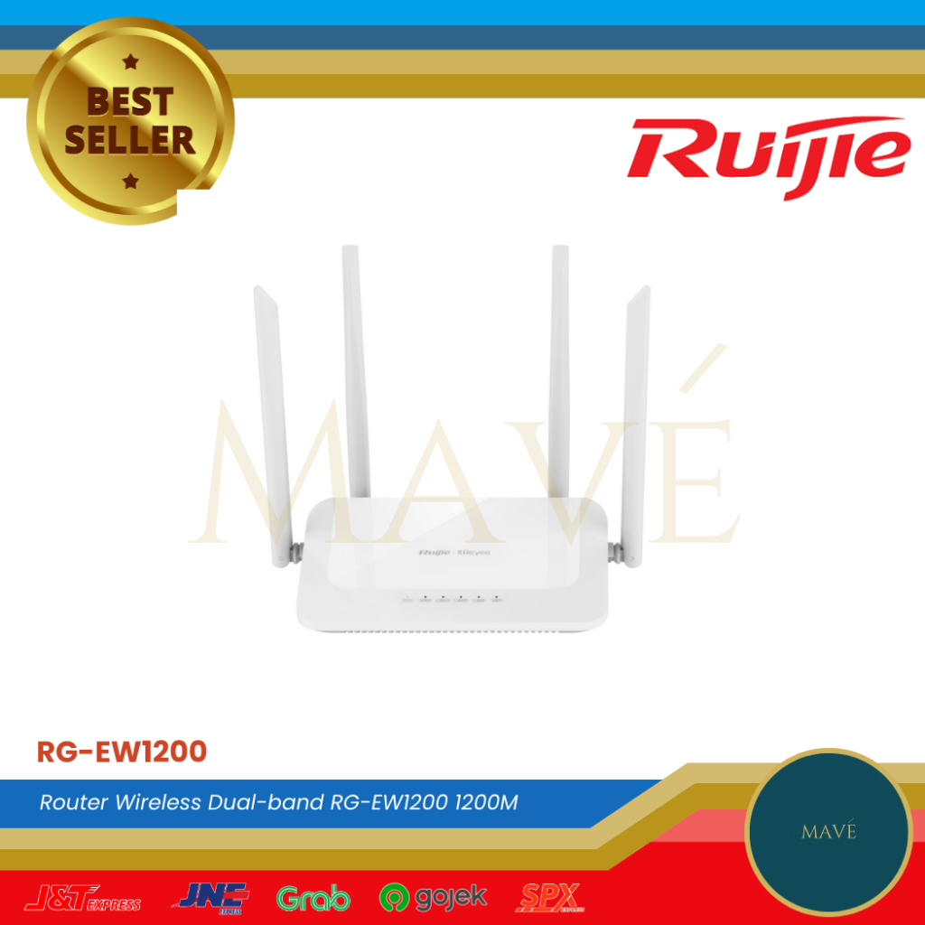 Ruijie REYEE RG-EW1200 WIFI 5 MESH SOHO WIFI ROUTER | Shopee Malaysia