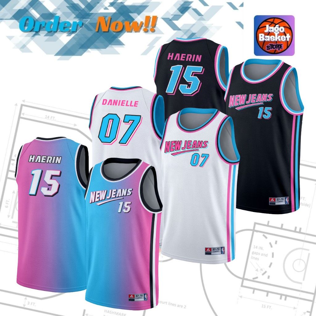 Newjeans x NBA MIAMI HEAT Basketball Jersey - KPOP SERIES | Shopee Malaysia