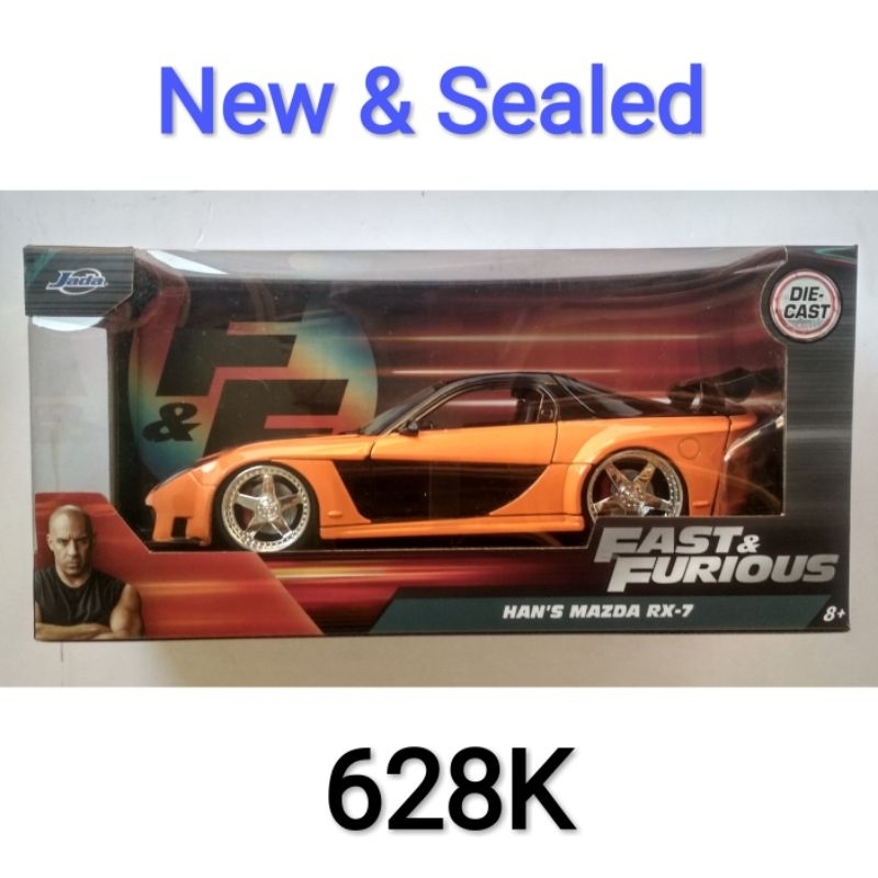 Diecast FF Jada Scale 24 Fast and Furious Hans Mazda RX7 Veilside | Shopee Malaysia
